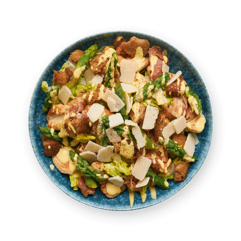 Jow - Recette : Salade aux asperges façon césar